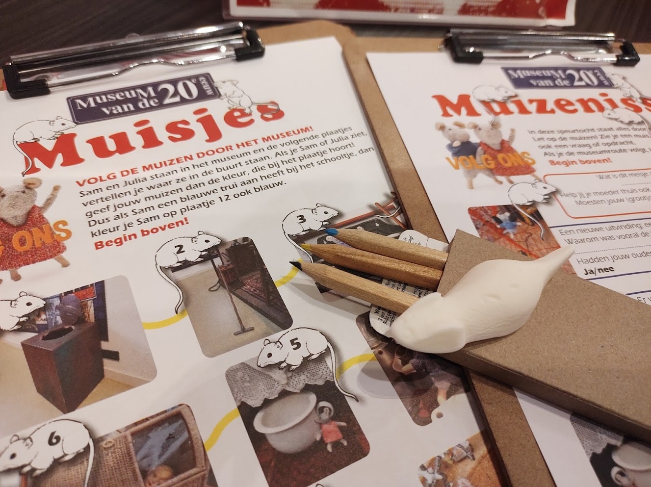 Muizenplaag in museum - Museum van de Twintigste Eeuw